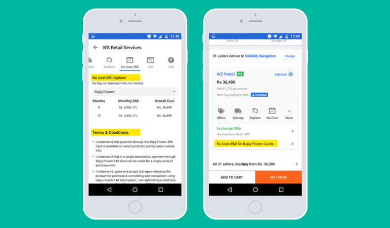 Flipkart No Cost EMI – making your wishes affordable
