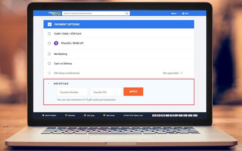 Using your Flipkart EGVs: A quick and easy guide for Gift Cards